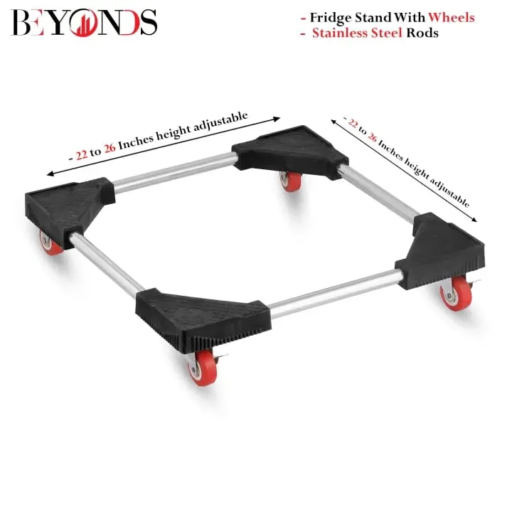 HTS Steel Fridge stand With Wheels | Daraz.pk