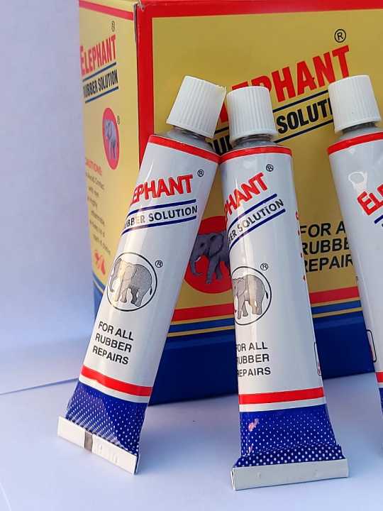 Elephant rubber patch rubber glue for tire punctures and all rubber ...