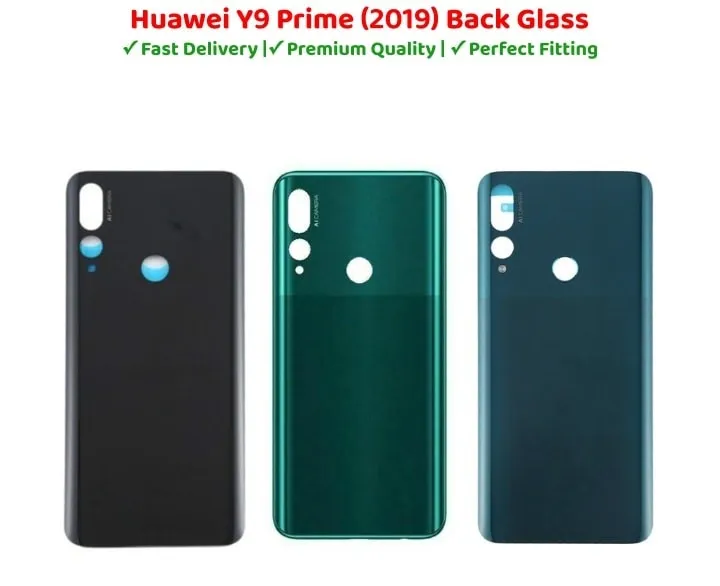 Huawei Y9 Prime 2019 Back Body Rear Door Housing Case Battery Glass ...