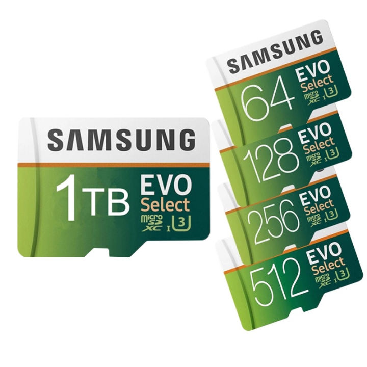【COD + Gift】 SAMSUNG EVO Select Micro SD Memory Card 1TB 512GB 256GB ...