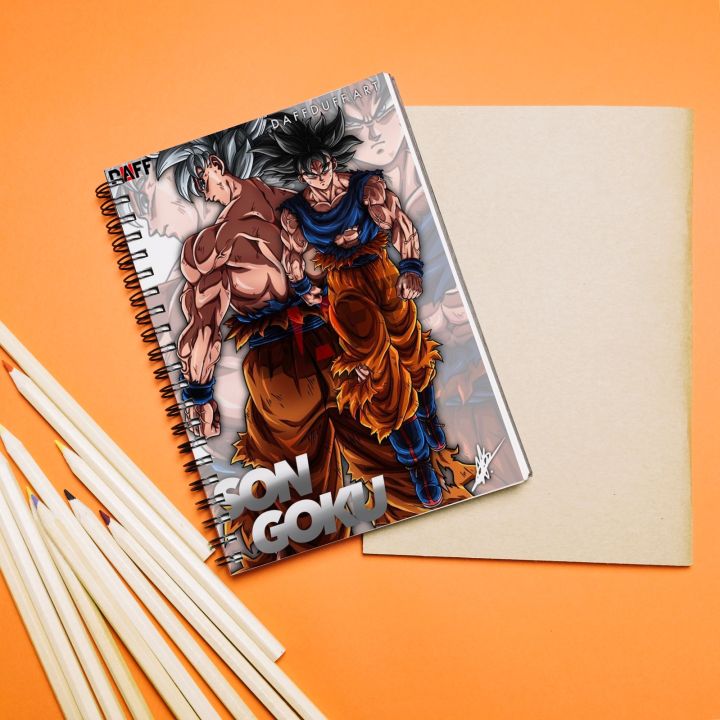 Goku Notebook-Dragon Ball Z Goku Notebook-Multi colour Notebook-A5 ...