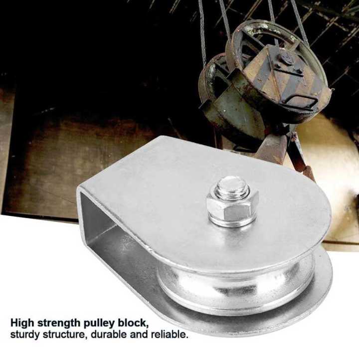 0.3 Tons Pulley Block Roller Swivel Lifting Stainless Steel Wheel For ...