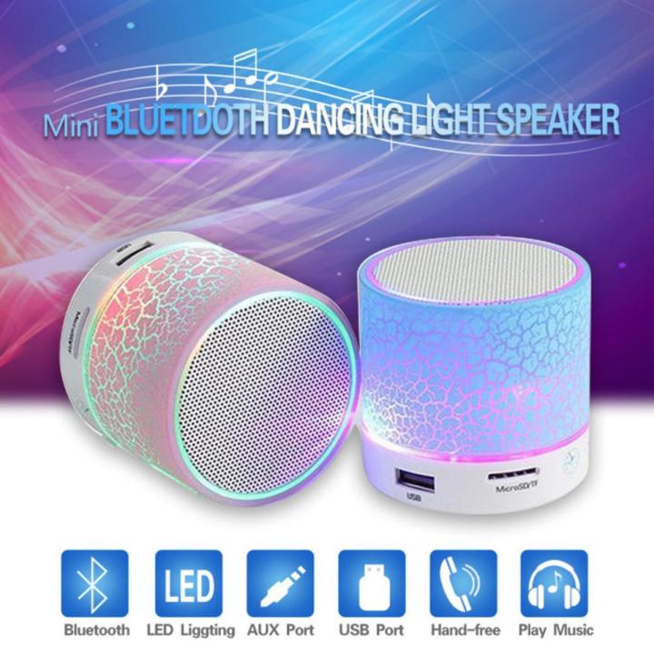 Bluetooth Light Speaker with SD USB Support, FM Radio, Rechargeable ...