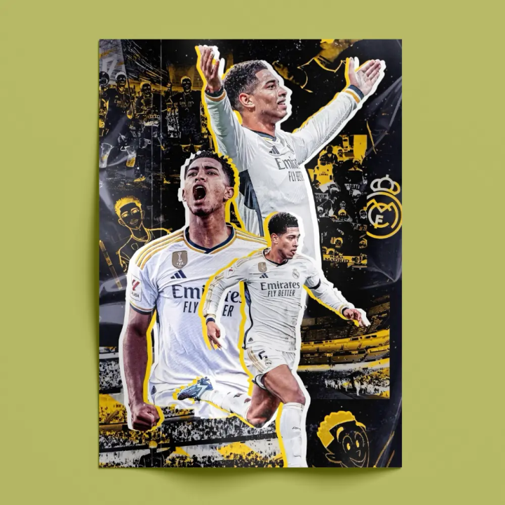 Jude Bellingham Wall Poster A3 A4 A5 A6 | Laminated Premium Prints ...