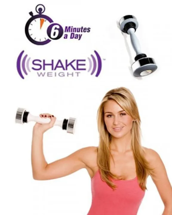 Shake Weight Dumbbell - Wrist Exercise - Black & White | Daraz.pk