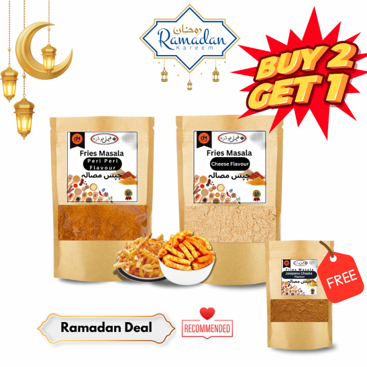 Ramazan Special - Buy 2 Masala Get 1 Free - Cheese Masala + Peri peri ...