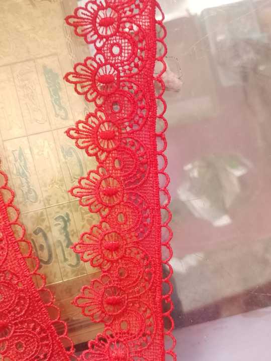 (5Yard/Gaz) Elegant Shuttle Lace - Versatile Lace for Clothes, Dresses ...