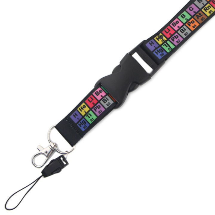 Durable Chemistry Periodic Table Lanyards Versatile Chemistry-themed ...