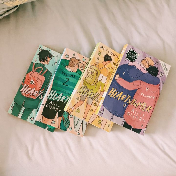 Heartstopper Series Volume 1-4 Books Set By Alice Oseman (Heartstopper ...