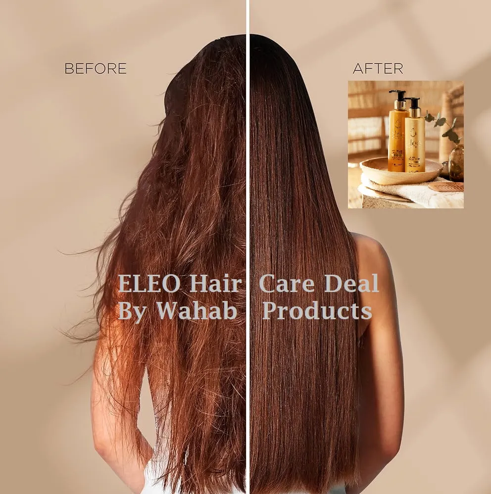 Pack of 2 Deal - Eleo Oil Infused Shampoo + Conditioner Makes Hairs ...