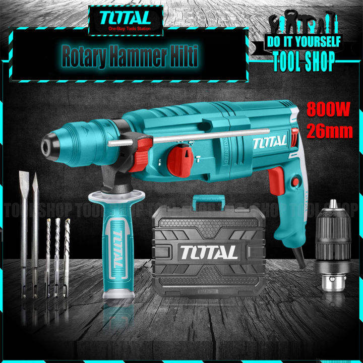 Total Heavy Duty Rotary Hammer Drill Hilti LT 800W With 5 Pcs Drilling ...