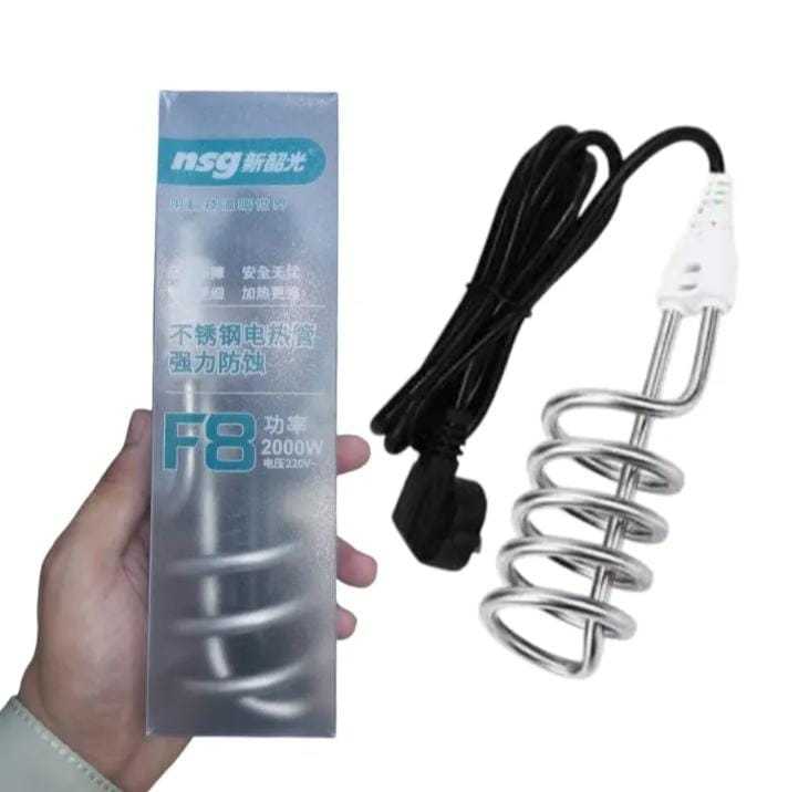 NSG F8 Electric Water Heating Rod - 2000W Instant Heater for Buckets ...