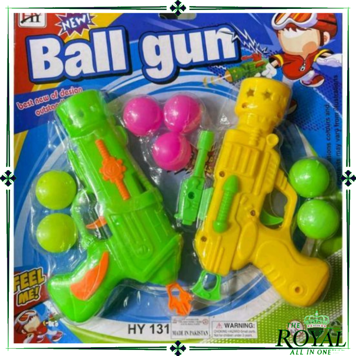 New Stylish Ball Guns - Included 2 Colorful Blaster Guns for Cute ...