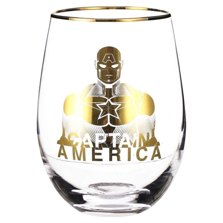Marvel Glass 350ml- Captain America | Daraz.pk
