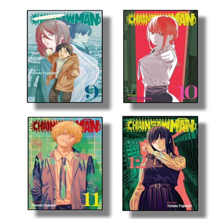 Chainsaw Man Volume. 9 To 12 by Tatsuki Fujimoto | Daraz.pk