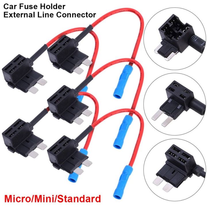 1Pcs Durable Micro Mini Standard Fuse Holder Automotive 12V/24V 10A ...