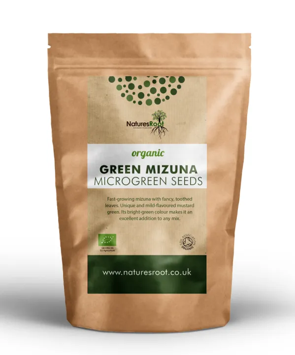 ORGANIC MIZUNA GREEN SPROUTING SEEDS 250G | Daraz.pk