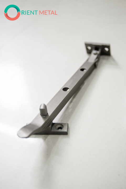 OrientMetal | 8 Inch | Aluminum Window Pin Lock | Adjustable Stopper ...