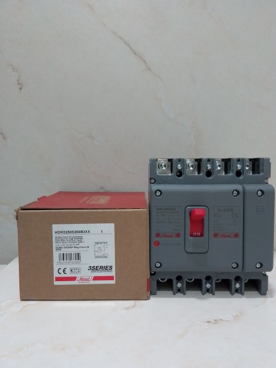 Himel Molded Case Circuit Breaker HDM3250S200B3XX 4 Pole 200 AMP (MCCB ...