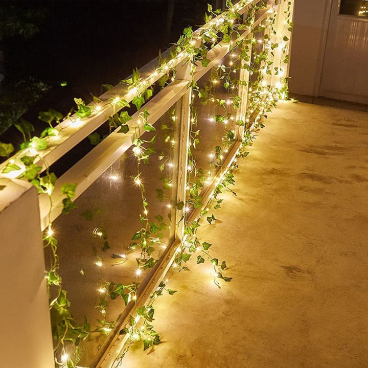 Artificial Bail Fairy Lights String with 30 LED Lights, 15 ft Long ...