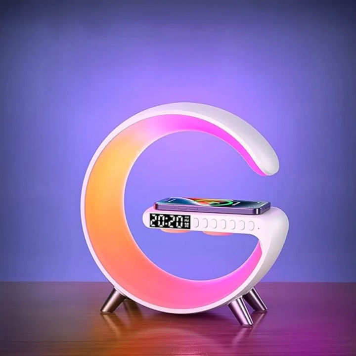 Portable Bluetooth Speaker with Touch Color Control LED Night Light, 3 ...