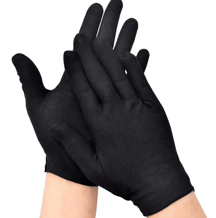 Black inner cutton summer hand gloves man and women gloves for bike ...