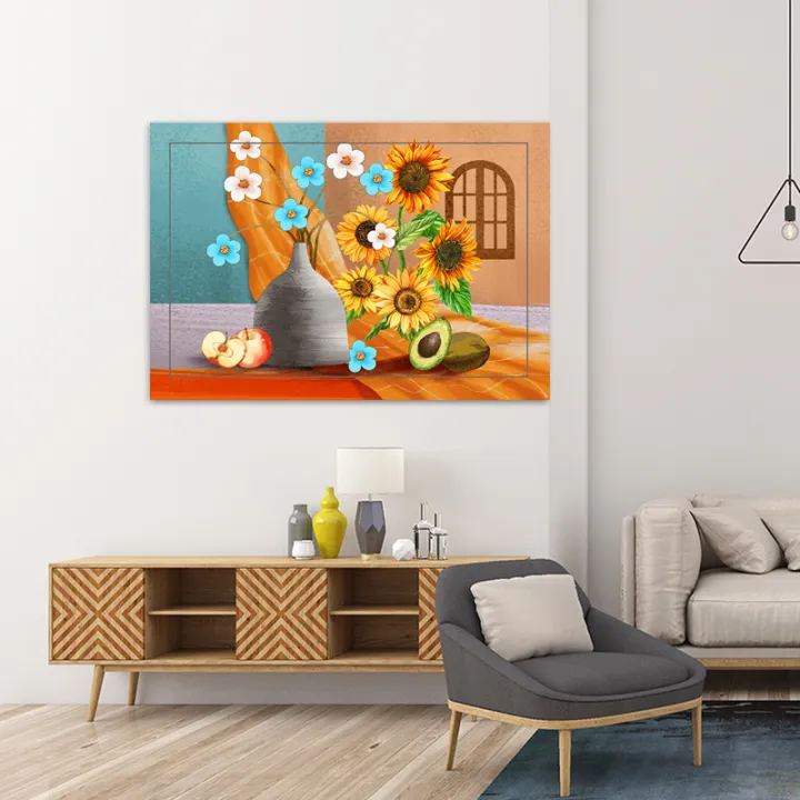 RKT4 Decorative Painting Wall Shielding Box Electric Meter Box Stickers ...