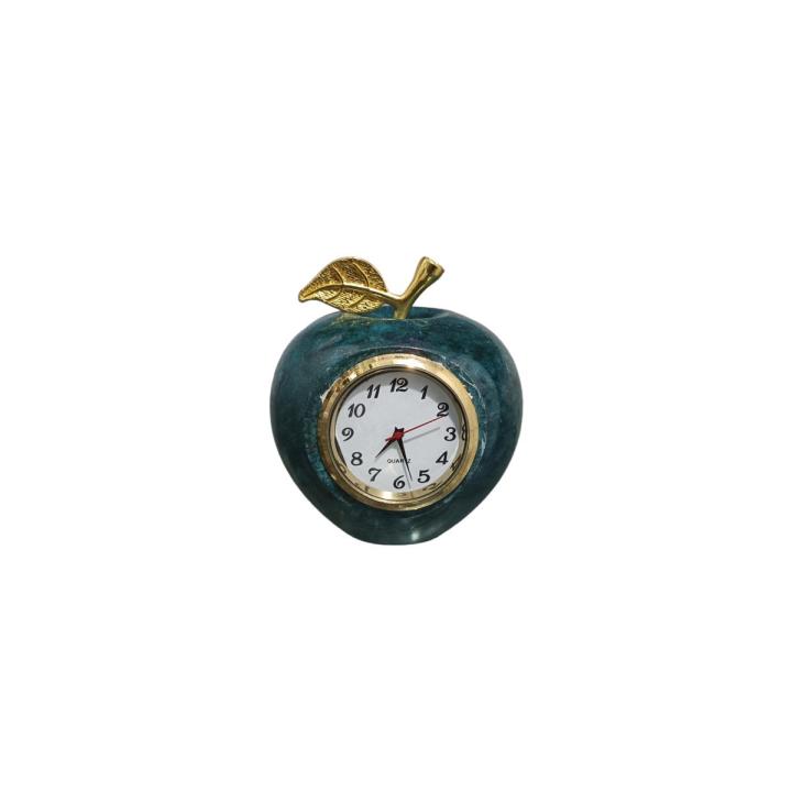 Gorgeous Marble Apple Clock, Marble Gift Clock, Marble Apple Clock ...