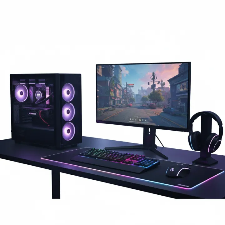 Professional PC Setup for Content Writers & Graphic Designers & Gaming ...
