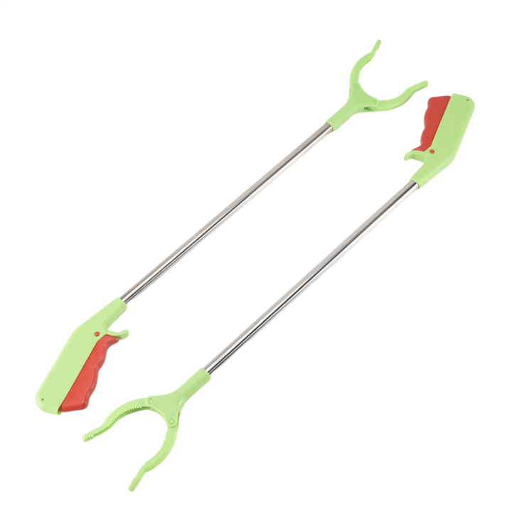2X Clamp Waste Collector Garbage Claw Garbage End Tool Garden 60CM ...