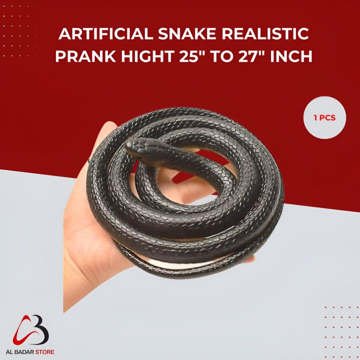 Artificial Rubber Snake 25-27 inch Lenght toy Snake (For Prank And Fun ...