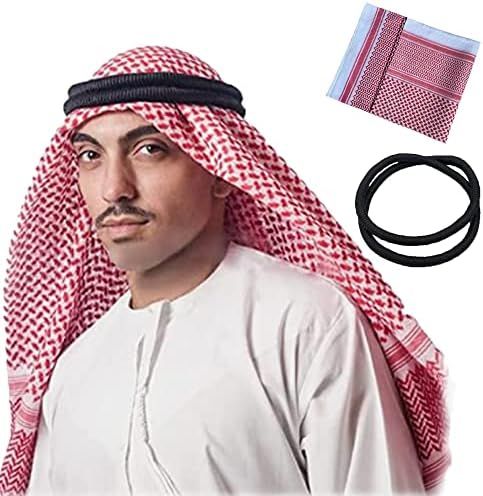 Arabic Red Shemagh With IQAL (Gotra ) Original | Daraz.pk