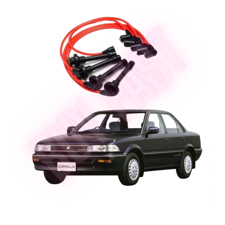 Toyota Corolla 1.8L (3F) Spark Plug Wire Set – High Performance ...