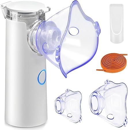 Portable Silent Mesh Nebulizer Machine for Asthma, Cough, Bronchitis ...