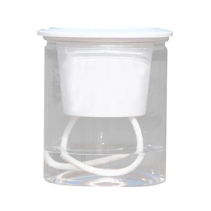 Clear Automatic Water Absorption Self Watering Hydroponic Flower Pot ...
