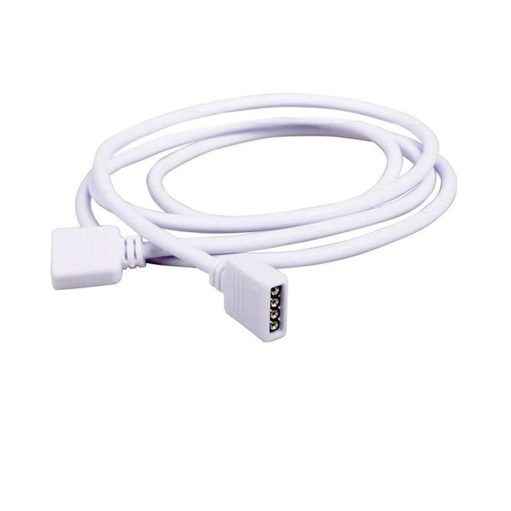 5M RGB led connector Extension Cable cord Wire + 4pin connectors for ...