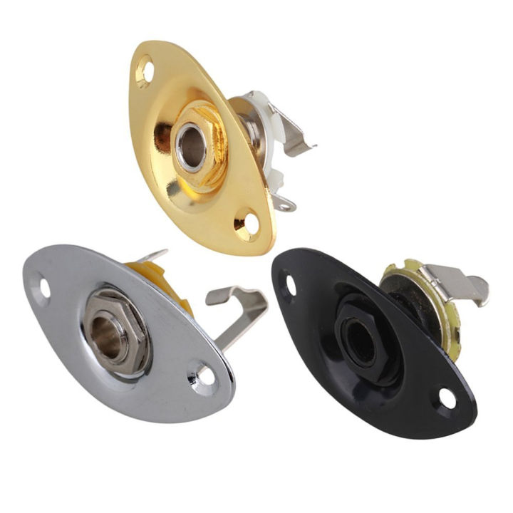 Metal Stringed Instruments for Electric Guitar Jack Plate & Screws ...