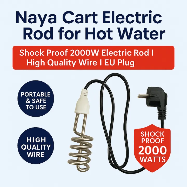 NC Electric Rod for Hot Water Shock Proof – 2000W High Quality Wire ...