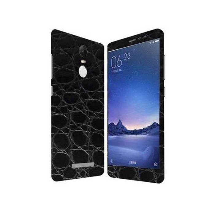 Xiaomi Redmi Note 3 3M Black Crocodile Leather Texture Skin | Daraz.pk