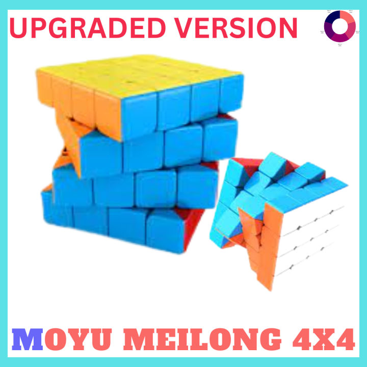 Rubik Cube 4x4 MoYu MEI-LONG, 4x4 Original Rubik Cube Sticker less ...
