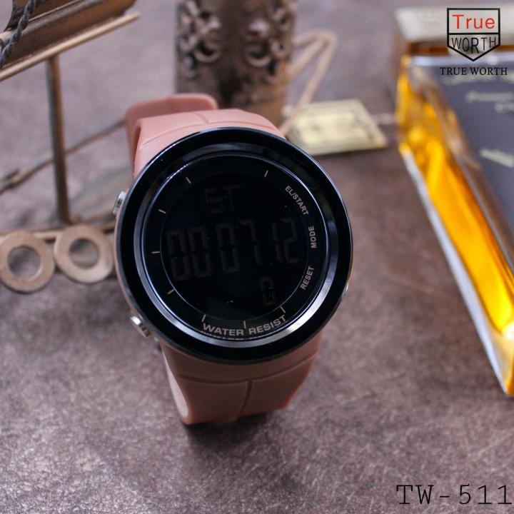 True Worth 511 Digital Sport Watch for Men in Rubber Strap with LED ...