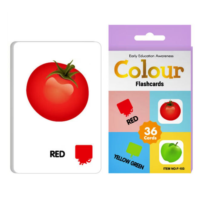 Kids Flash Cards – Colour Identification Learning Pack | Daraz.pk