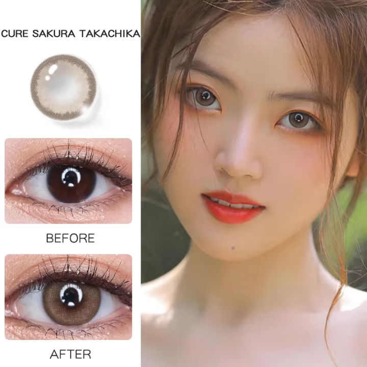 ZEBF--OVOLOOK 14mm Small Pupils Contact Lenses For Men Women Myopia ...