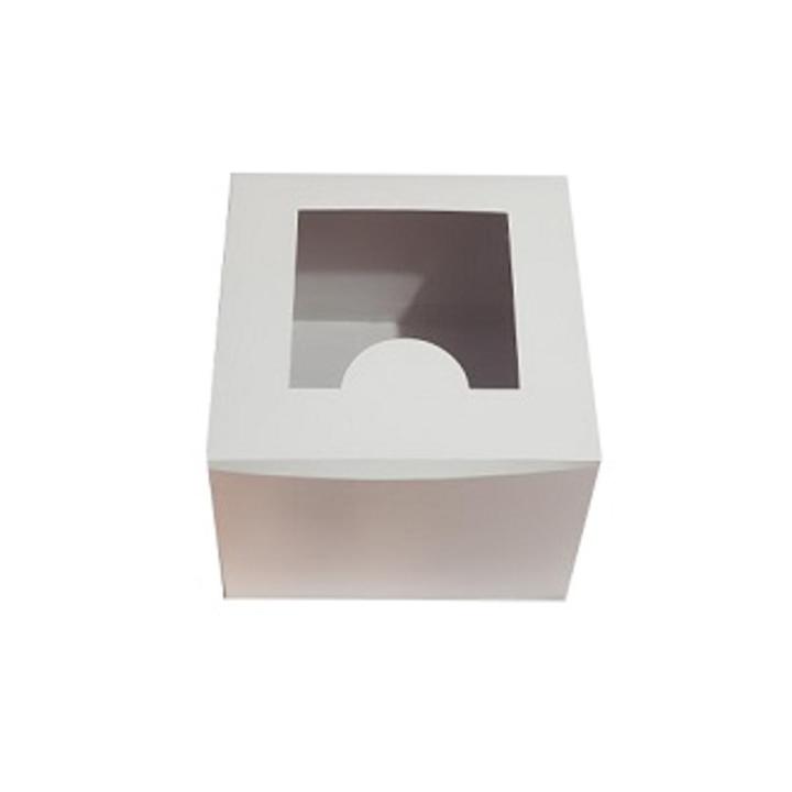 White Window Cake Box 10×10 , 8 Inch Height /Pack Of 10 | Daraz.pk