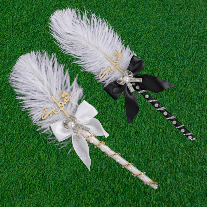 | Qabool Hai | White Feather | Nikkah Pen | For | Bride & Groom ...