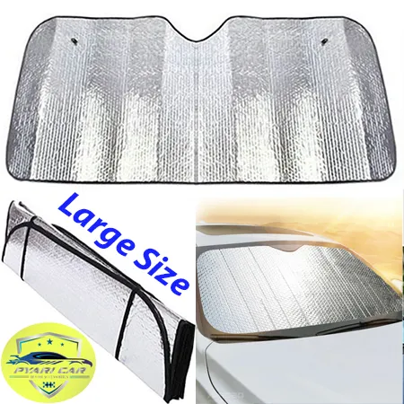 Car Windscreen Windshield Sun Shade Aluminum Foil For Car Sun Visor ...