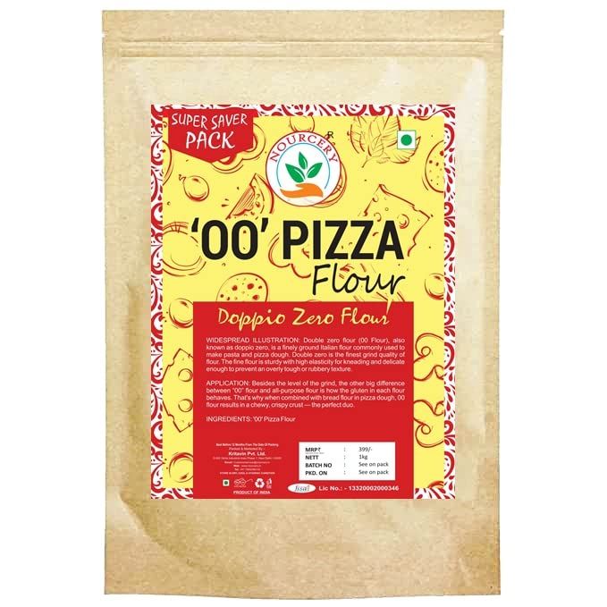 Nourcery Italian Style '00' Pizza Flour, 1Kg (Doppio Zero Flour) | Daraz.pk