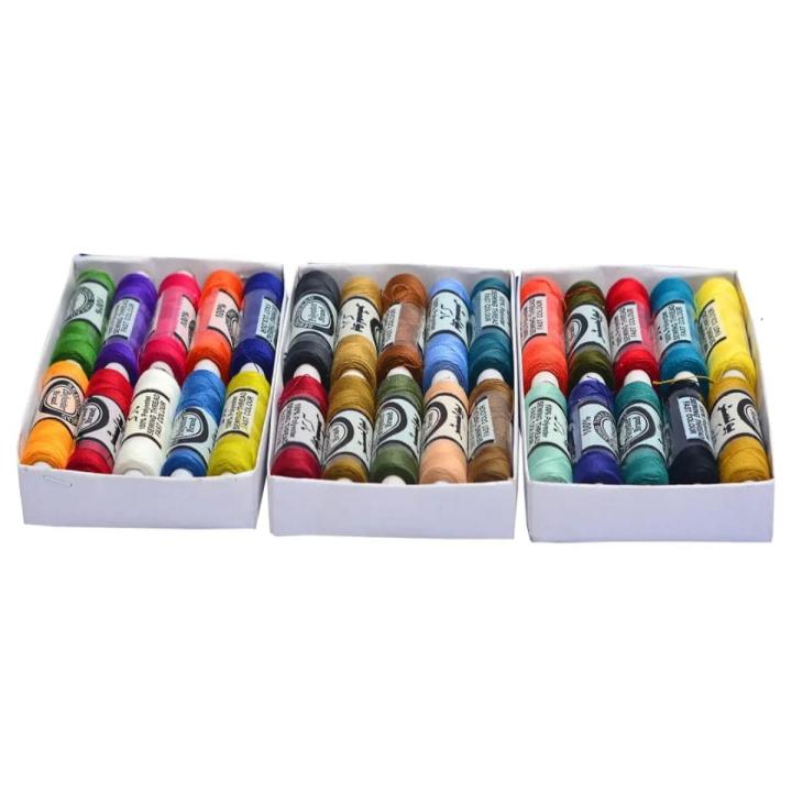 Pack of 30 Multi Color Sewing Thread Ladies and Gents Colour Best for ...
