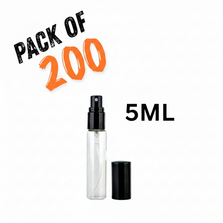 AM - Empty Perfume Tester Bottles – 5ML | Mini Travel Size Atomizers ...