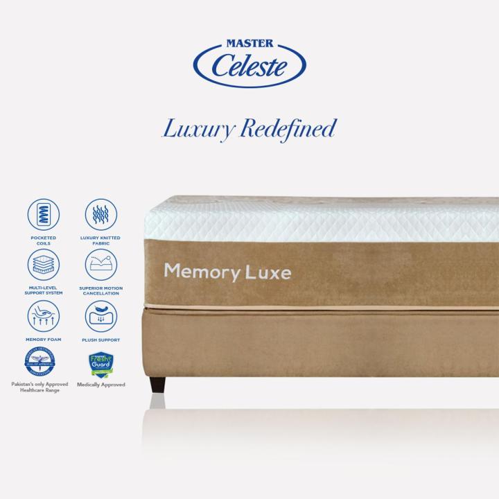 Celeste Memory Luxe Spring Mattress | Daraz.pk